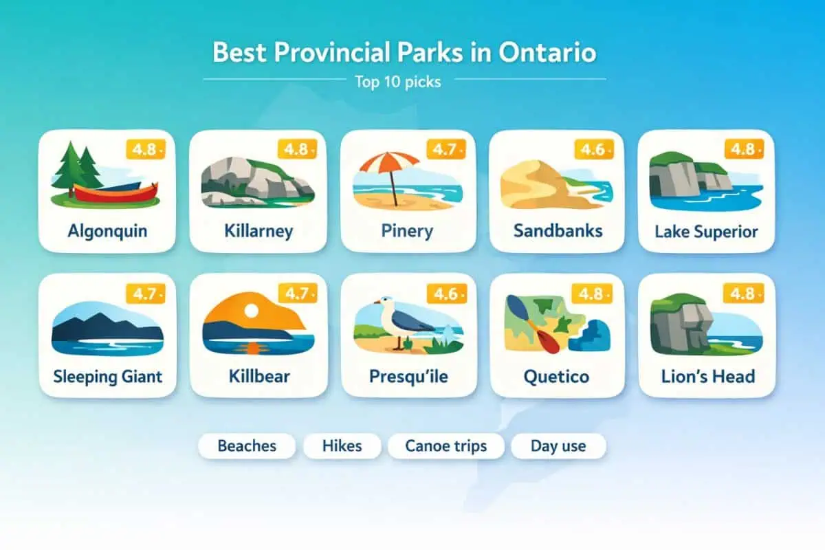 Best provincial parks in Ontario: top 10 picks