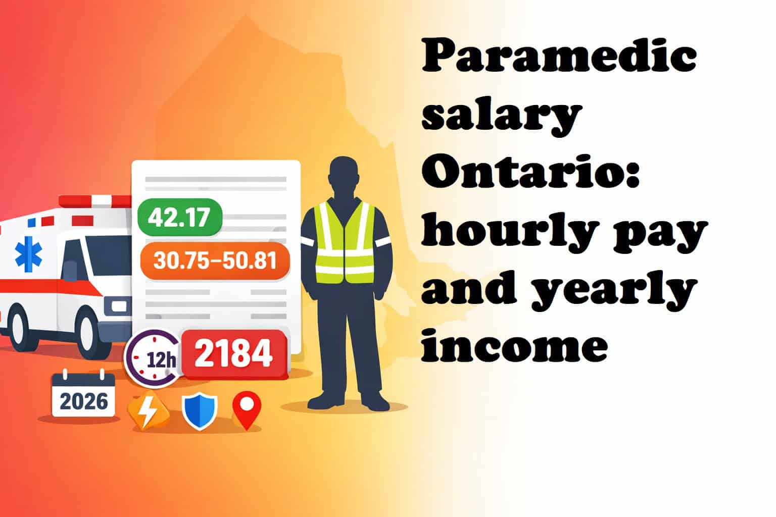 Paramedic salary Ontario: hourly pay and yearly income