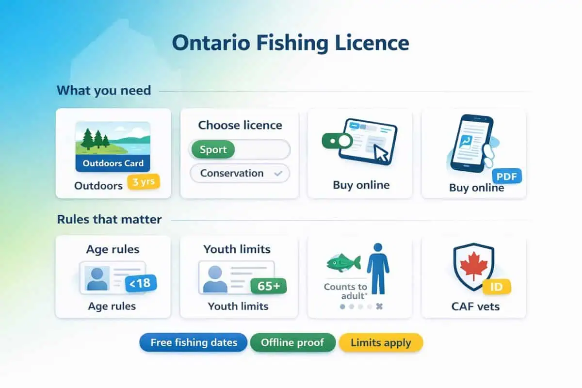 Ontario fishing license: costs, rules, and how to get
