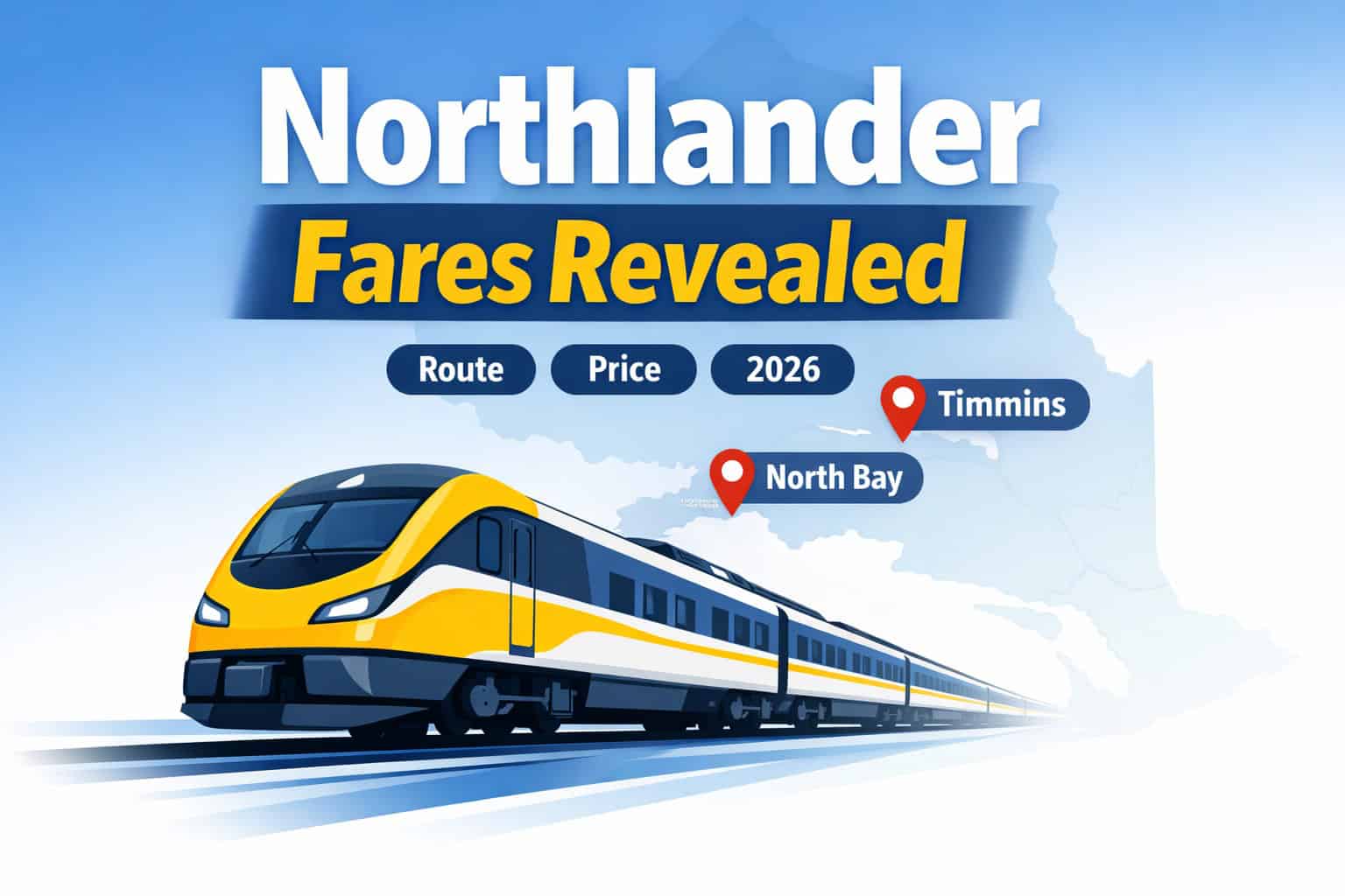 Northlander train fares revealed: Toronto to Timmins route pricing and ...